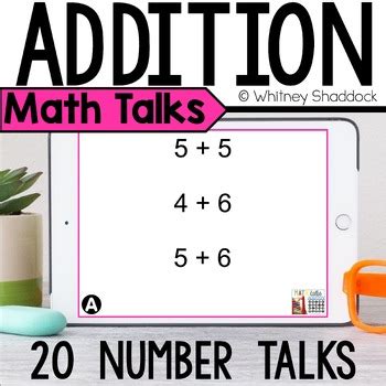 Image result for First Grade Addition Number Talks