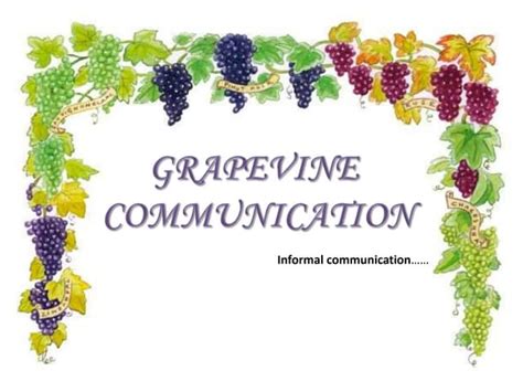 Image result for Grapevine Communication Channel