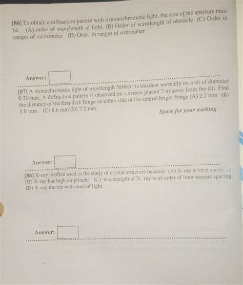 Image result for Monochromatic Light Diffraction Pattern a Level Physics