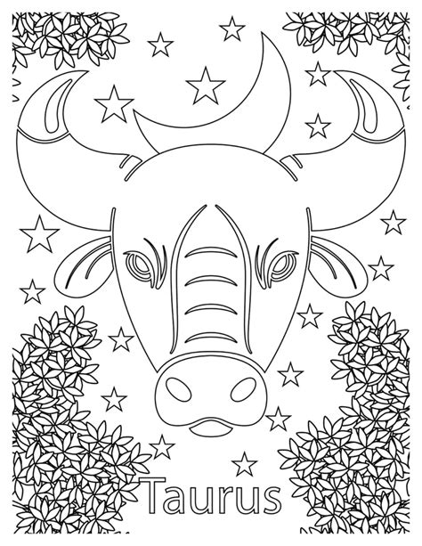 Image result for Taurus Coloring Pages