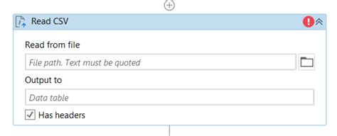 Image result for UiPath Read CSV File