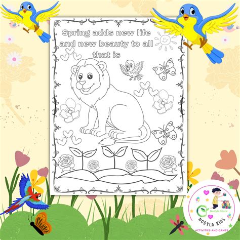 Image result for Spring Activities Coloring Pages