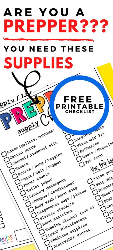 Image result for Prepper Checklist
