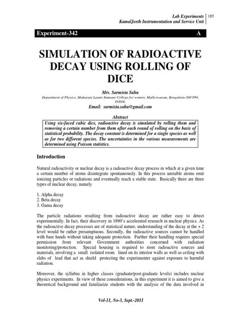 Image result for Radioactive Decay Simulation Python