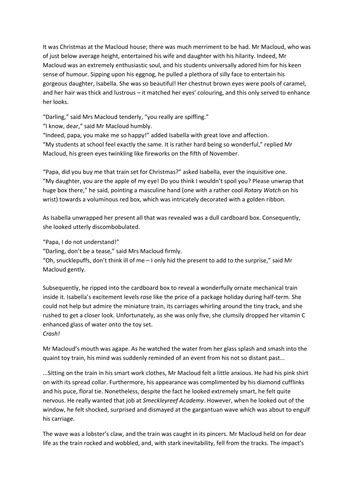 Image result for GCSE Creative Writing Example 40 40 Model Answer