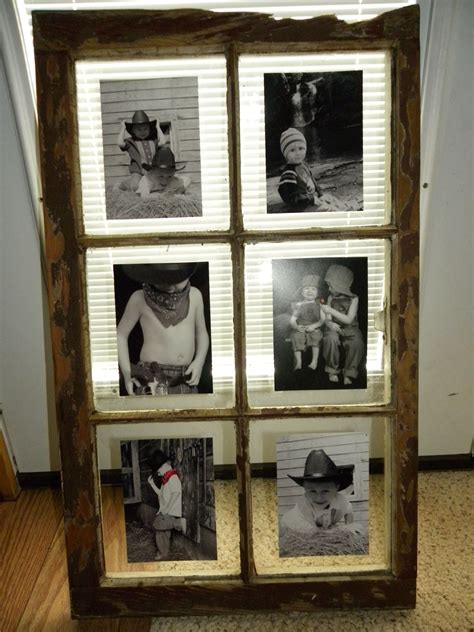 Image result for DIY Picture Frame Using Old Window