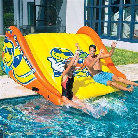 Image result for Inflatable Slide for Inground Pool