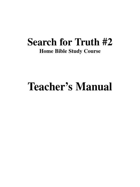 Image result for Search for Truth Lesson 10