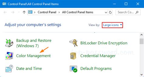 Image result for Windows 10 Color Managment System