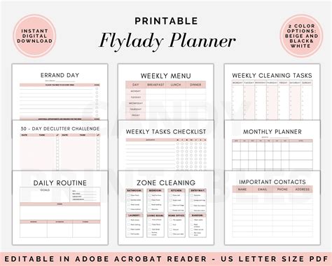 Image result for FlyLady Morning Routine Printable