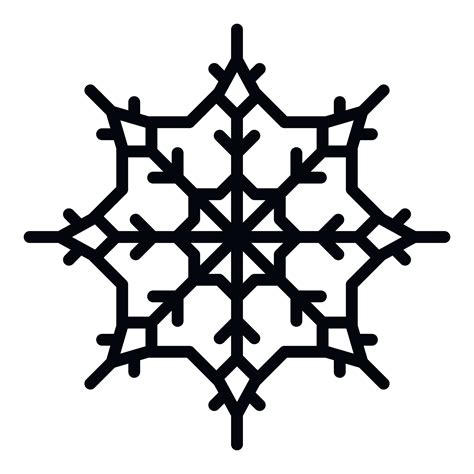 Image result for Snowflake Vector Outline