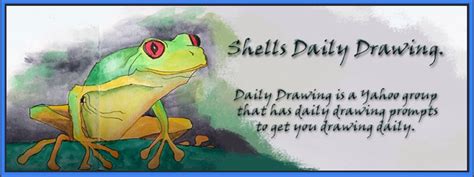 shells daily drawing: Daily Drawing Prompts.