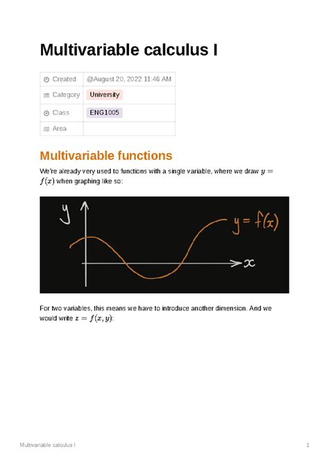 Image result for Multivariable Calculus Crash Course
