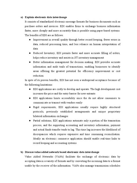 Image result for Electronic Document Interchange Example