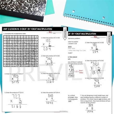 Image result for Multi-Digit Multiplication Notes