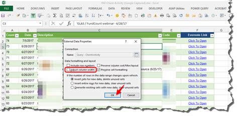 Image result for Excel Query Options