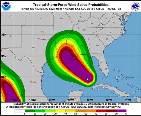 Image result for Current Storm Ida Tracking