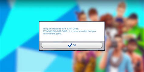 Image result for Sims Error Msg