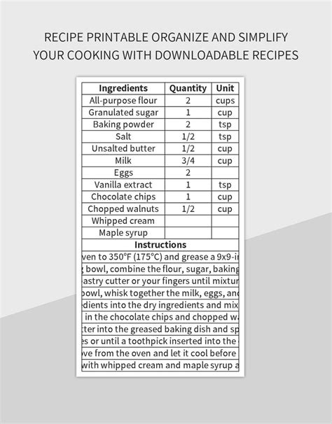 Image result for Cooking Instructions Layout