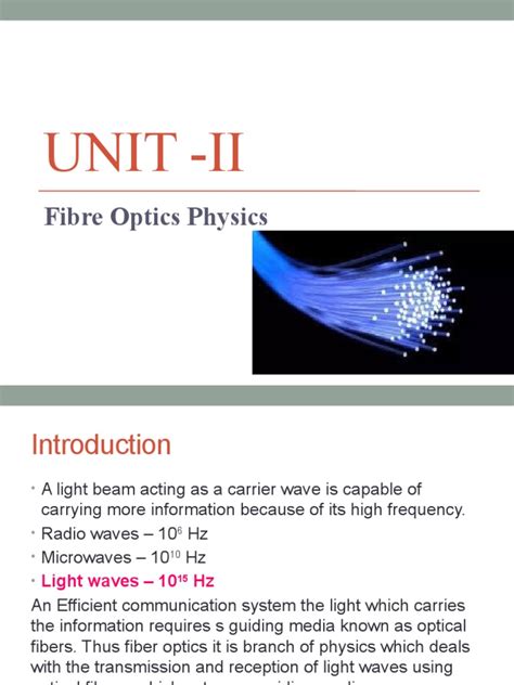 Image result for Engineering Physics Unit Optical Fiber