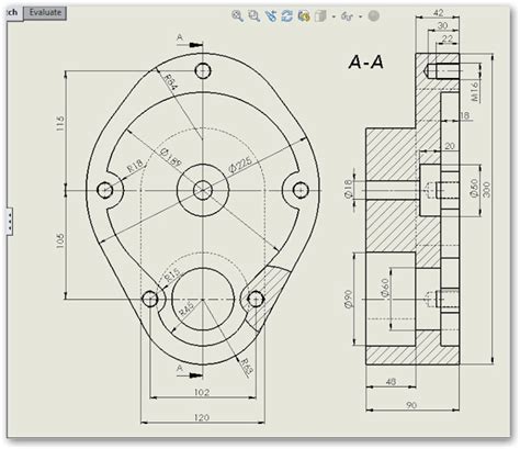 Image result for SolidWorks 2D Drawing