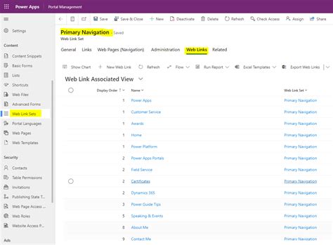 Image result for Power Apps Left Nav Menu