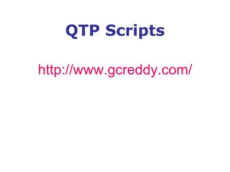 Image result for QTP Script