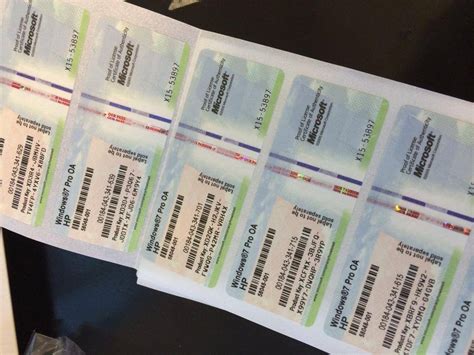 Image result for Windows CD-Key Sticker