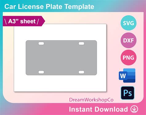 Image result for Sublimation DIY License Plates