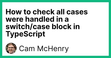 Image result for Switch/Case TypeScript