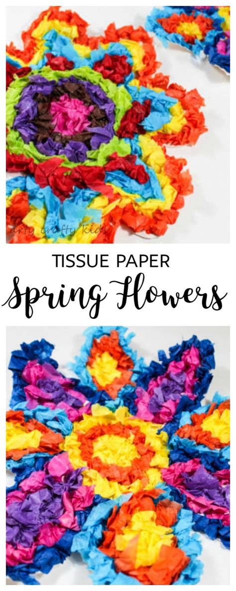 Image result for Flower Paper Spring Craft Ideas