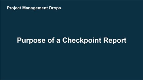 Image result for Checkpoint Report