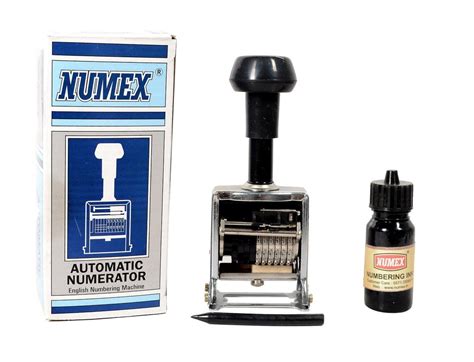 Image result for Numbering Machine Sample