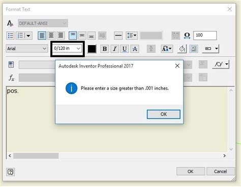 Image result for Large Text Autodesk Inventor