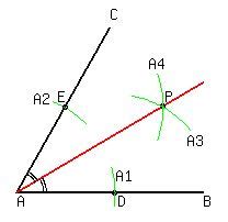 Image result for Bisect Angle with Compass