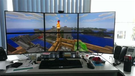 Image result for 6 Monitor Computer Set Up