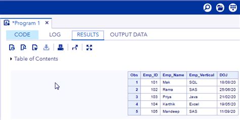 Image result for SAS Proc SQL Date