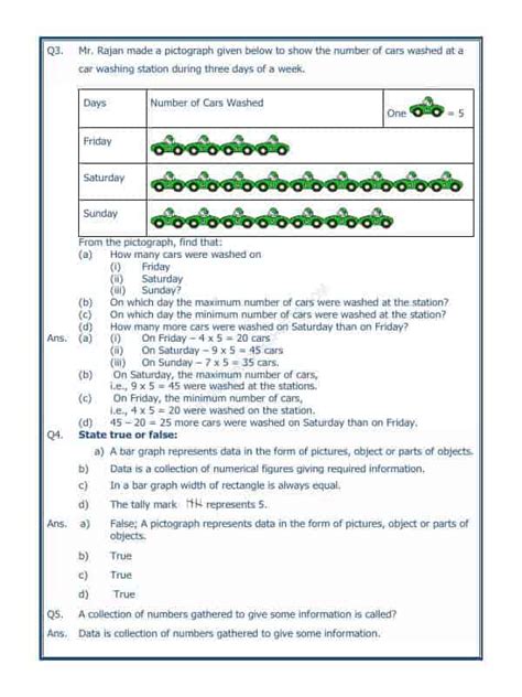 Image result for Data Handling Practice Questions