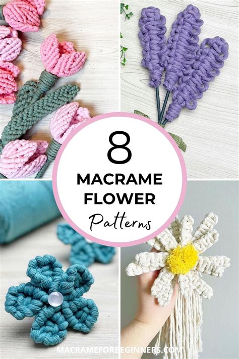 Image result for Macrame Flower Tutorial