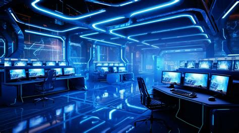 Image result for Futuristic Computer Lab