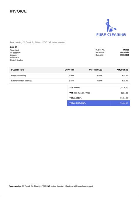 Image result for Example Service Invoice Template