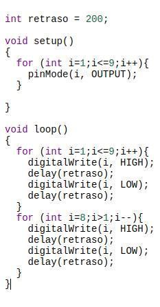 Image result for Arduino Knight Rider Code