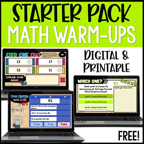 Image result for Math Energizer Activities