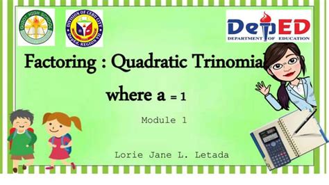 Image result for General Quadratic Trinomial Examples