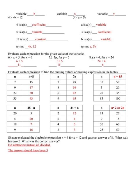 Image result for Lesson 3 Homework Practice Variables and Expressions Chapter