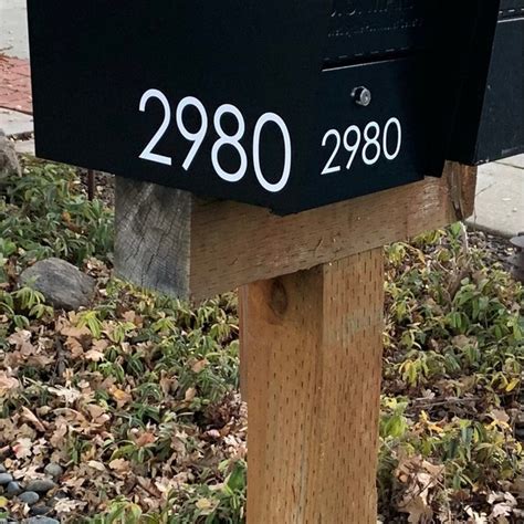 Image result for Custom Mailbox Numbers