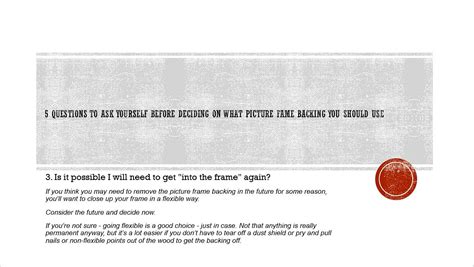 Image result for Picture Frame Backing