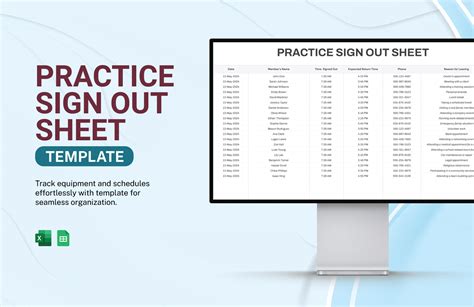 Image result for Sign Out Form