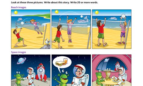 Image result for Flyers Writing Picture Story Examples