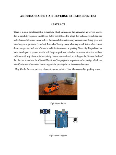 Image result for Arduino Car Back Up Sensor